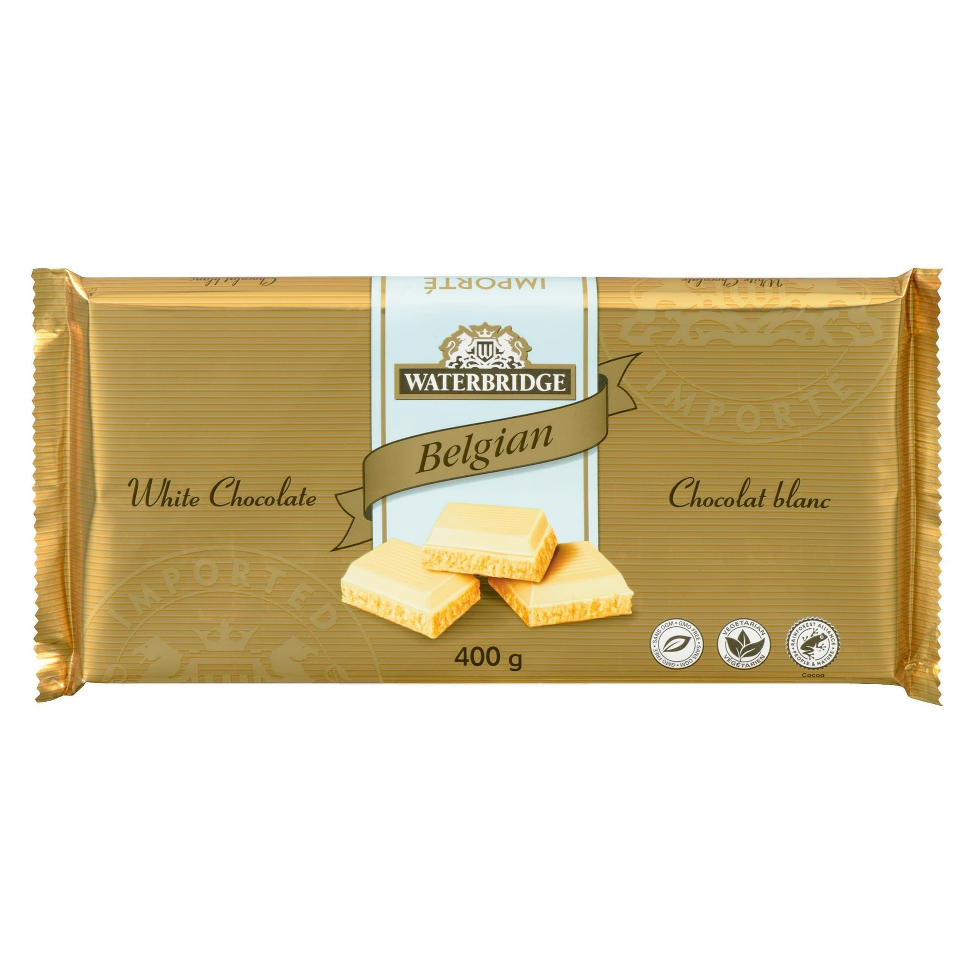 Waterbridge Chocolate Bar, White Chocolate, 400g – SipStop Direct